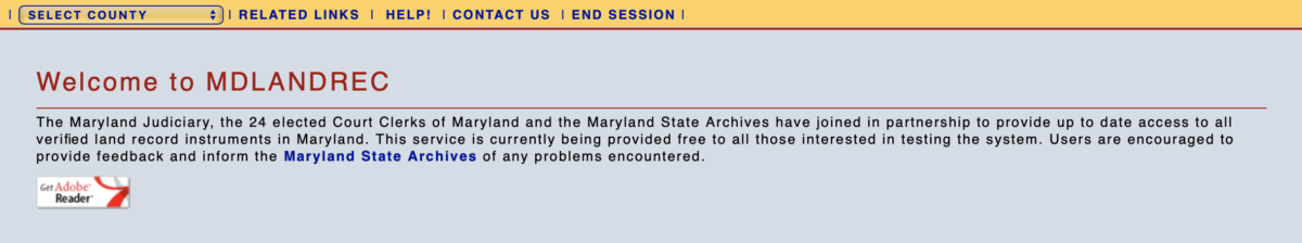 Maryland Land Records Online - Digging Up Dead Relatives: