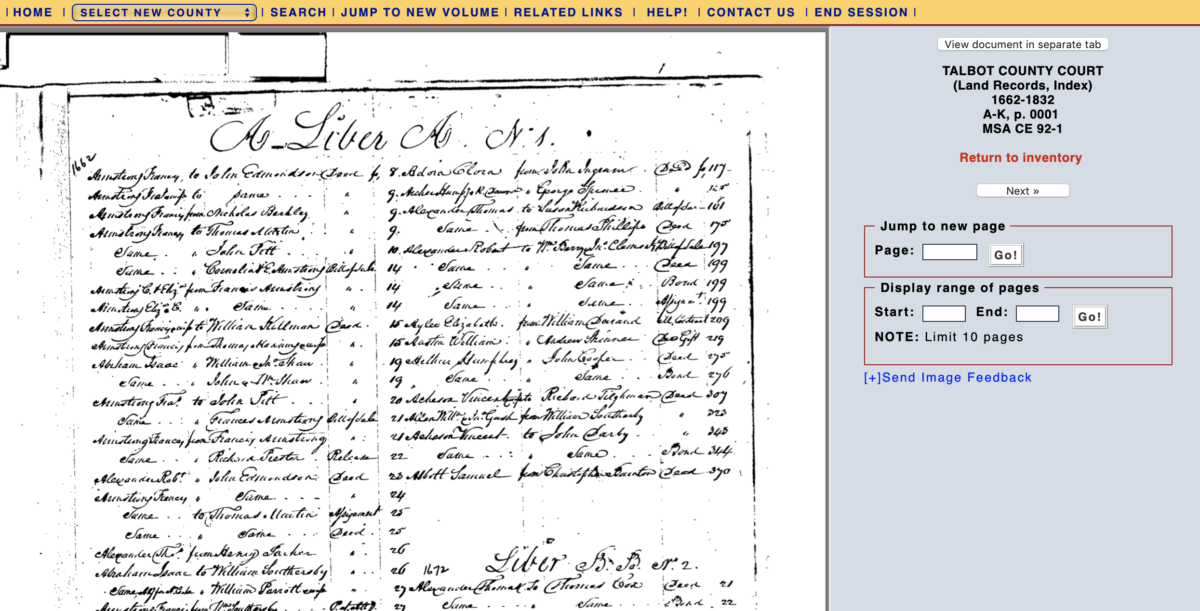 Maryland Land Records Online - Digging Up Dead Relatives:
